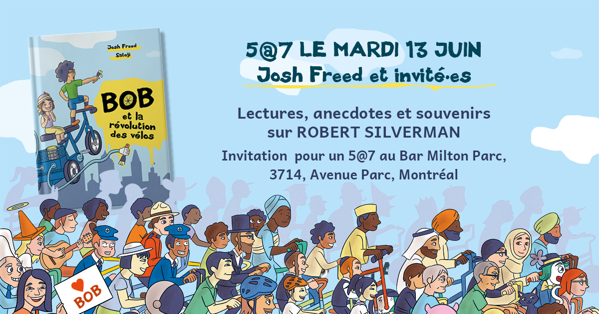 Soirée de lancement pour “Bob et la révolution des vélos” | CCMP/MPCC